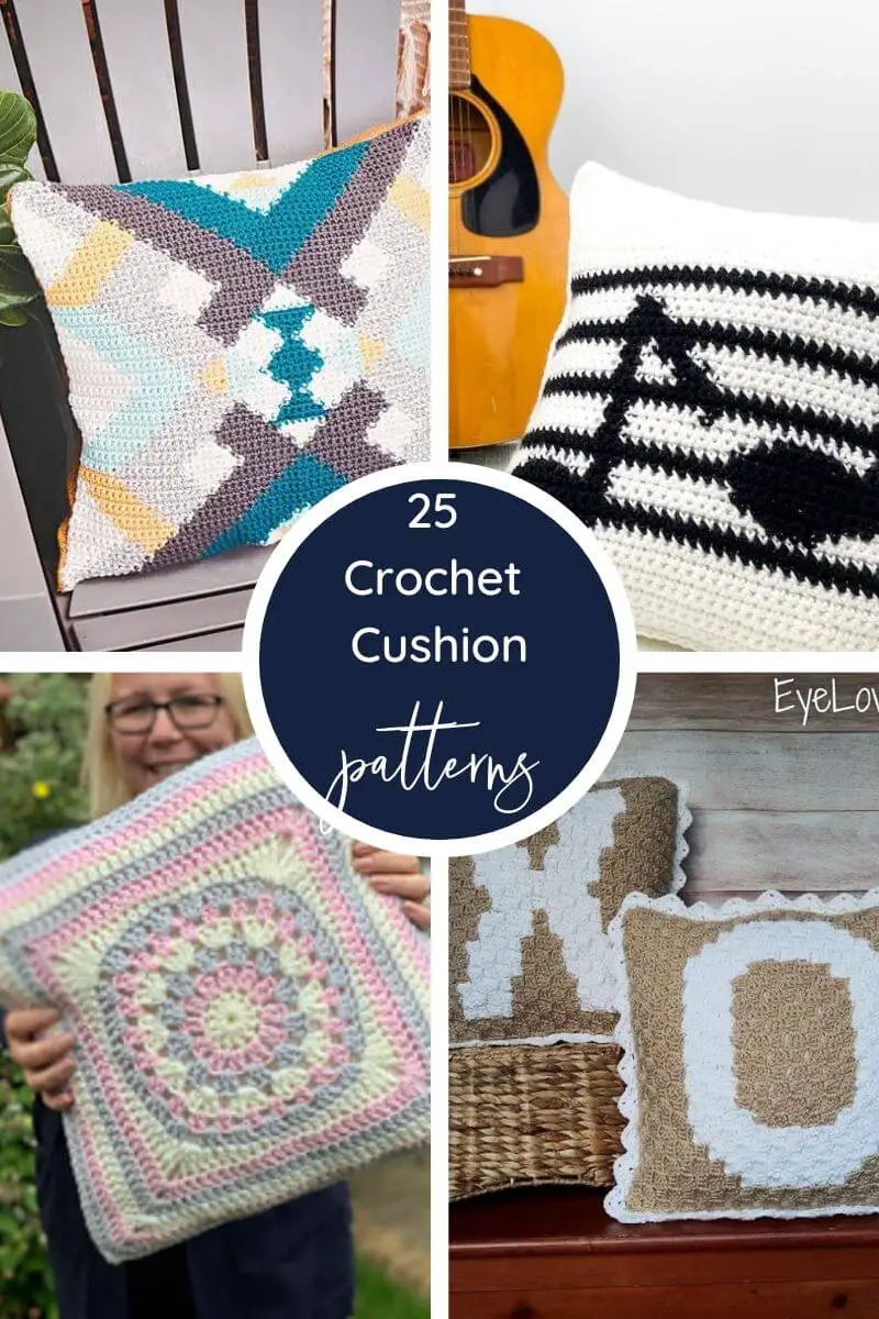 25 Easy Beginner Crochet Pillow Patterns