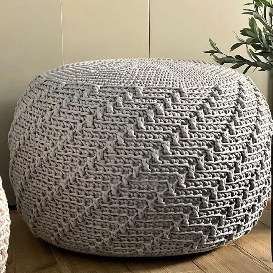 10 Easy Crochet Pouffe Patterns