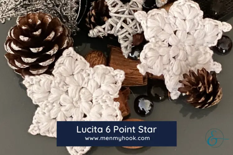 Free 6 point Star Crochet Pattern - Lucita